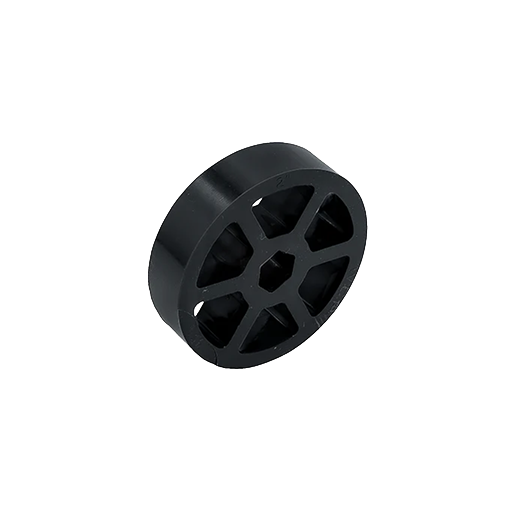 2" OD x 1/2" Wide Straight Flex Wheel (1/2" Hex Stretch, 45A) – CTR ...